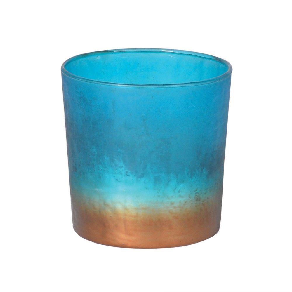 Blue & Copper Votive - Richard Grafton Interiors