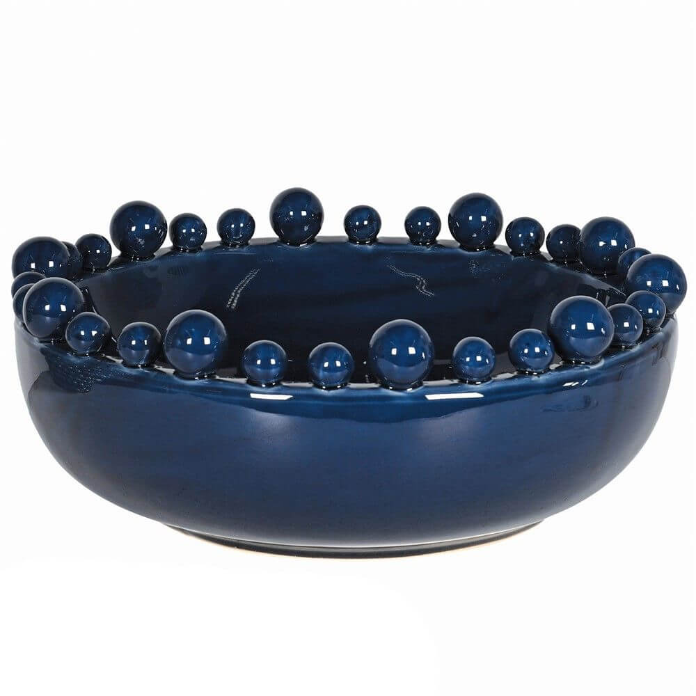 Dark Blue Decorative Bowl - Richard Grafton Interiors