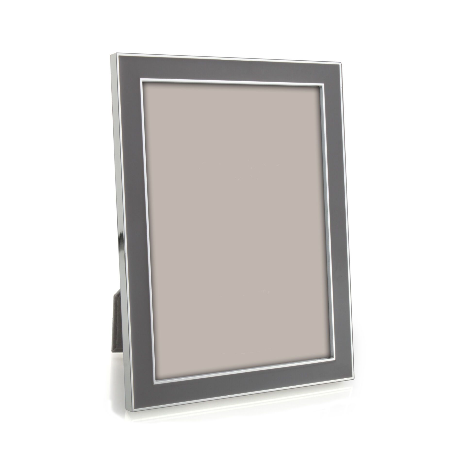5x7 Taupe Enamel Photo Frame - Richard Grafton Interiors
