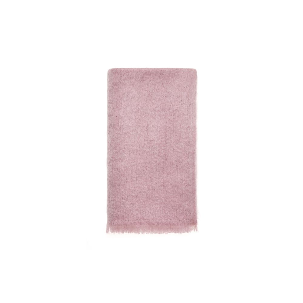 Dusky Pink Mohair Throw - Richard Grafton Interiors